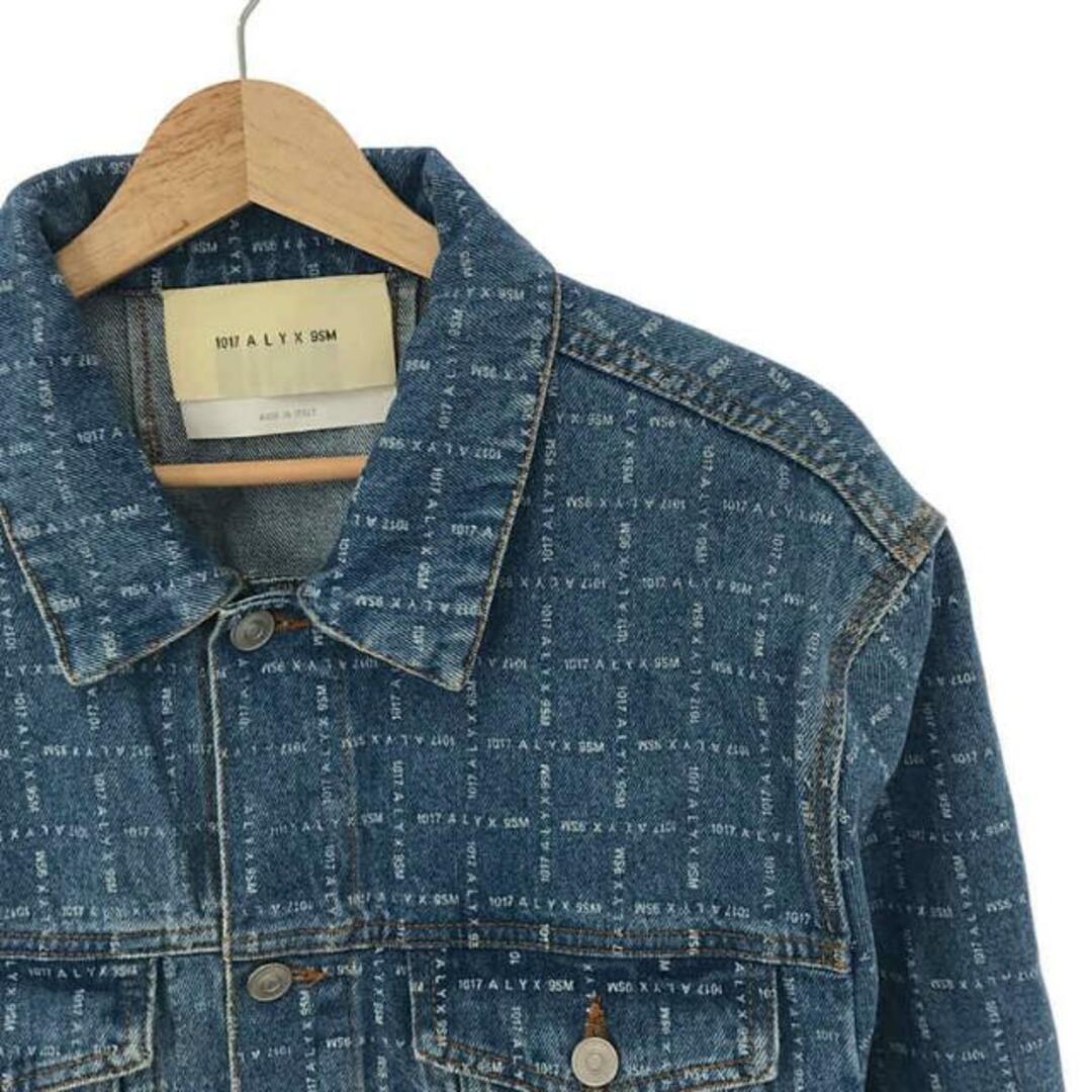 1017 ALYX 9SM / アリクス | LOGO CHECK DENIM JACKET / 総ロゴ 1017 ALYX 9SM / アリクス | LOGO CHECK DENIM JACKET / 総ロゴ