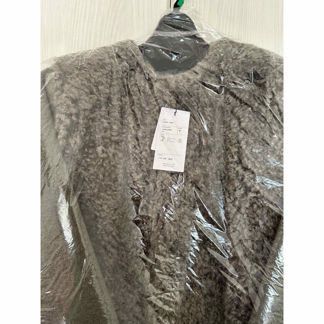 HYKE(ハイク)】 FAUX SHEARLING COAT olive 1 HYKE(ハイク)】 FAUX SHEARLING COAT olive 1