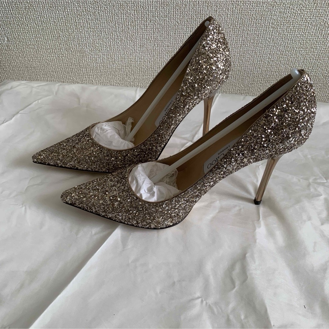 ジミーチュウ JIMMY CHOO グリッター ポインテッドトゥヒール ジミーチュウ JIMMY CHOO グリッター ポインテッドトゥヒール