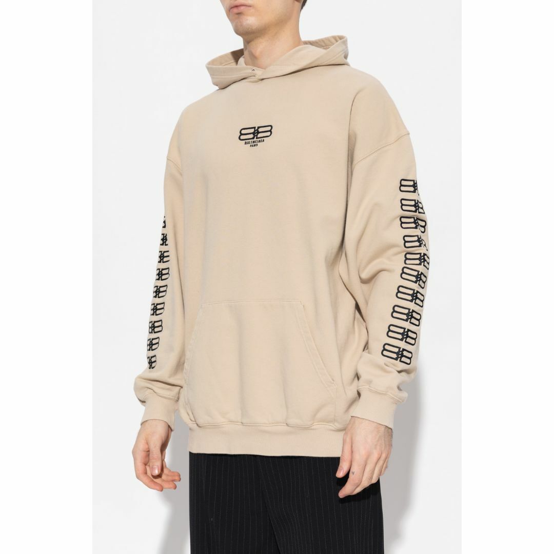 希少 2018 BALENCIAGA スウェット BBロゴ オーバーサイズ L 希少 2018 BALENCIAGA スウェット BBロゴ オーバーサイズ L