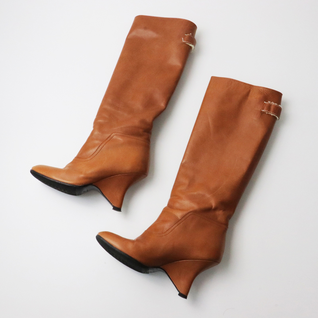 UNDERCOVER - アンダーカバー UNDERCOVER レザー ロングブーツ UNDERCOVER - アンダーカバー UNDERCOVER レザー ロングブーツ