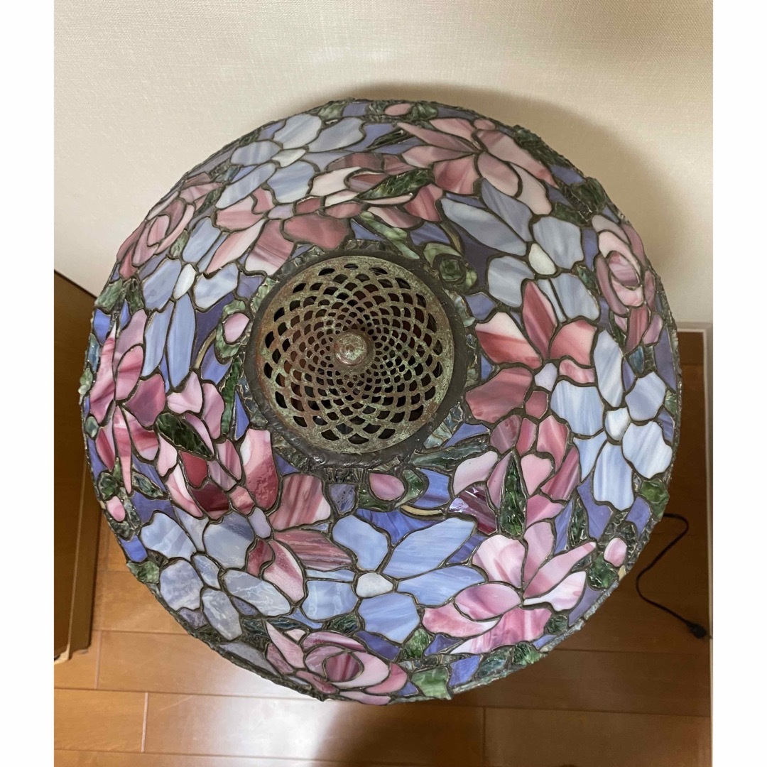 ハンドメイド ステンドグラス ランプ花の通販 by ももんが's ハンドメイド ステンドグラス ランプ花の通販 by ももんが's