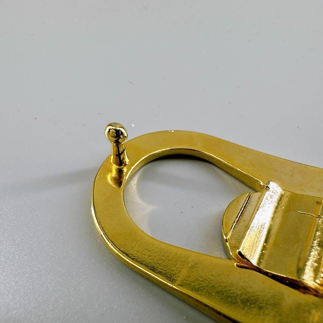 極美品 Christian Dior バックル ロゴ金具 ゴールド ベルトの 極美品 Christian Dior バックル ロゴ金具 ゴールド ベルトの