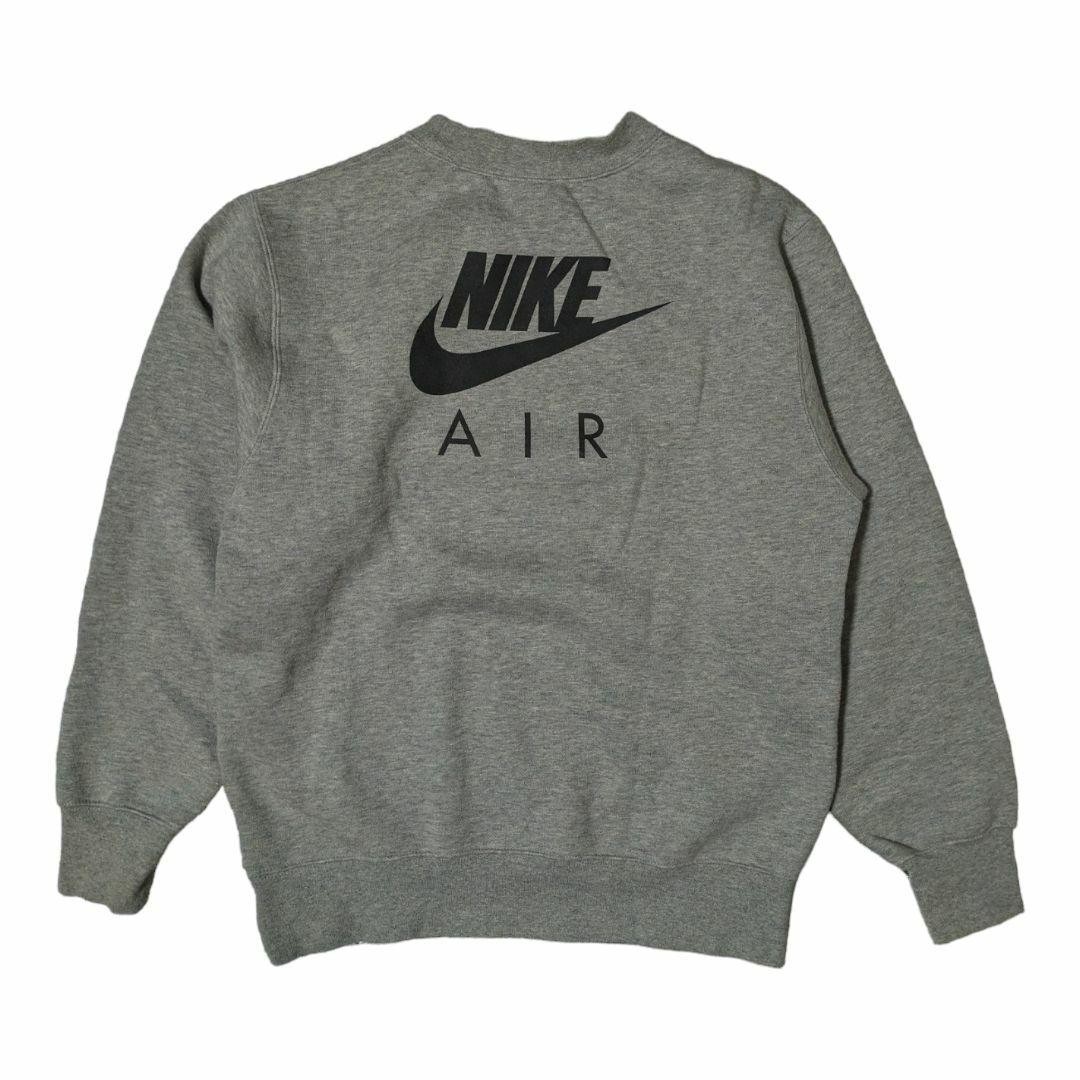 NIKE - y2k 00s NIKE グレー 両面プリント スウェットトレーナー NIKE - y2k 00s NIKE グレー 両面プリント スウェットトレーナー