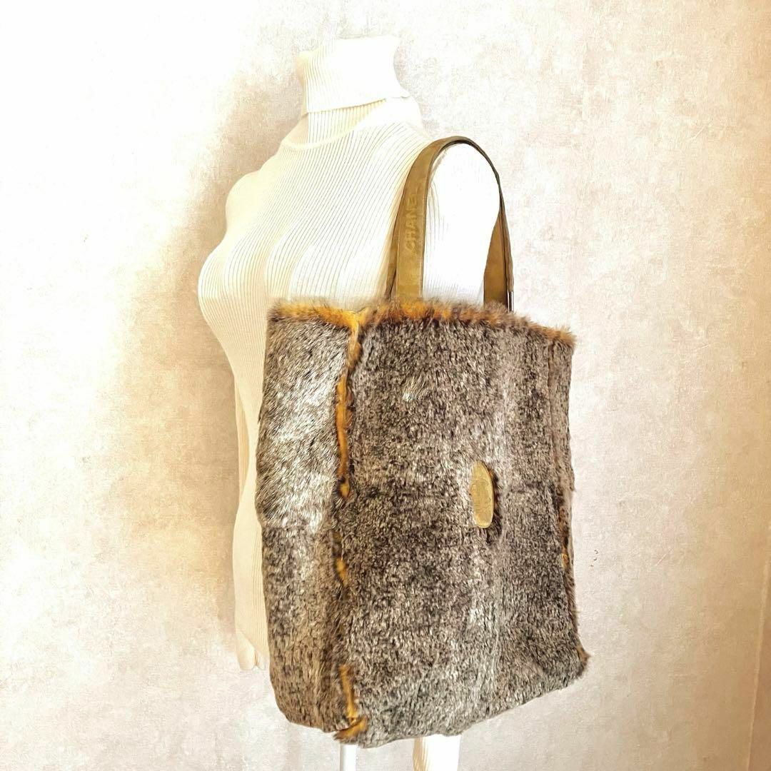 CHANEL - 【特別価格】レア❤︎CHANELシャネル ラパンファー CHANEL - 【特別価格】レア❤︎CHANELシャネル ラパンファー