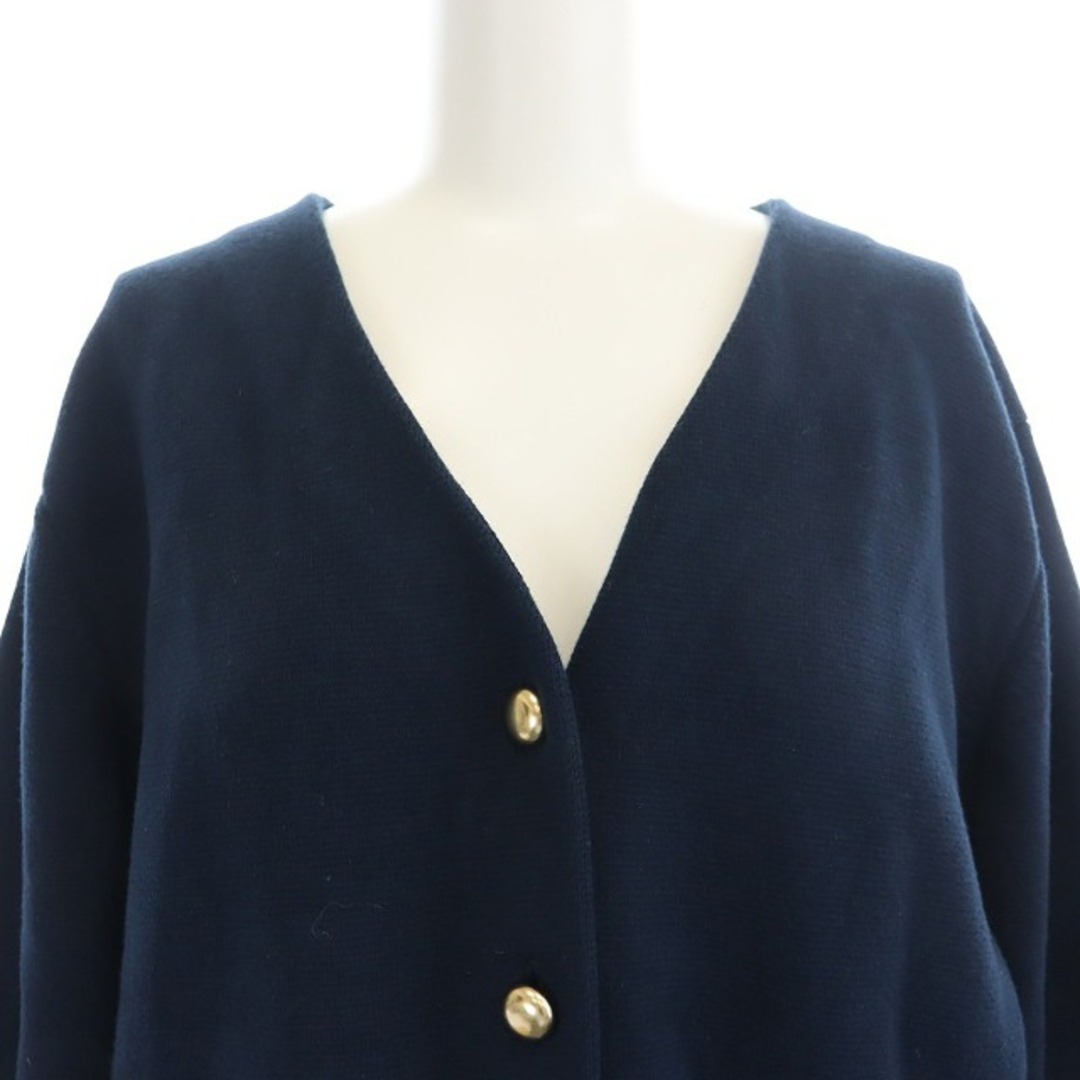 Noble - ノーブル 22AW NEWミラノリブジャケットカーディガン Noble - ノーブル 22AW NEWミラノリブジャケットカーディガン