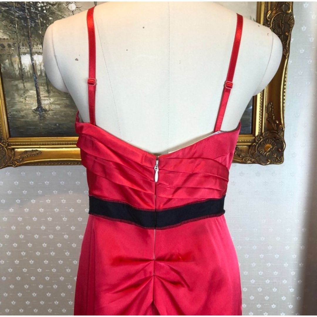 BCBGMAXAZRIA☆ワンショルダースリットロングドレスパーティー BCBGMAXAZRIA☆ワンショルダースリットロングドレスパーティー