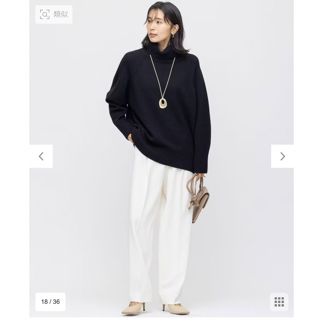 23区 トリアセダルクロス ワイドタック パンツ 23区 トリアセダルクロス ワイドタック パンツ