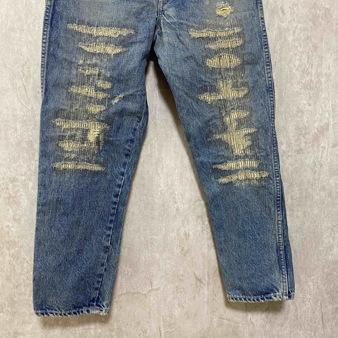 orSlow - orslow×BEAMS 別注 スリム ダメージデニム S Lot 106の orSlow - orslow×BEAMS 別注 スリム ダメージデニム S Lot 106の