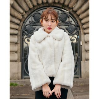 Her lip to(毛皮/ファーコート ・ ホワイト/白色系)のフリマ Her lip to(毛皮/ファーコート ・ ホワイト/白色系)のフリマ