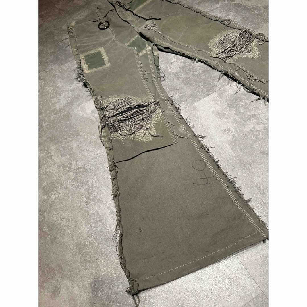 レアMINUS SLASH SEAM DOUBLE KNEE PANTSの通販 by てーーーん's レアMINUS SLASH SEAM DOUBLE KNEE PANTSの通販 by てーーーん's