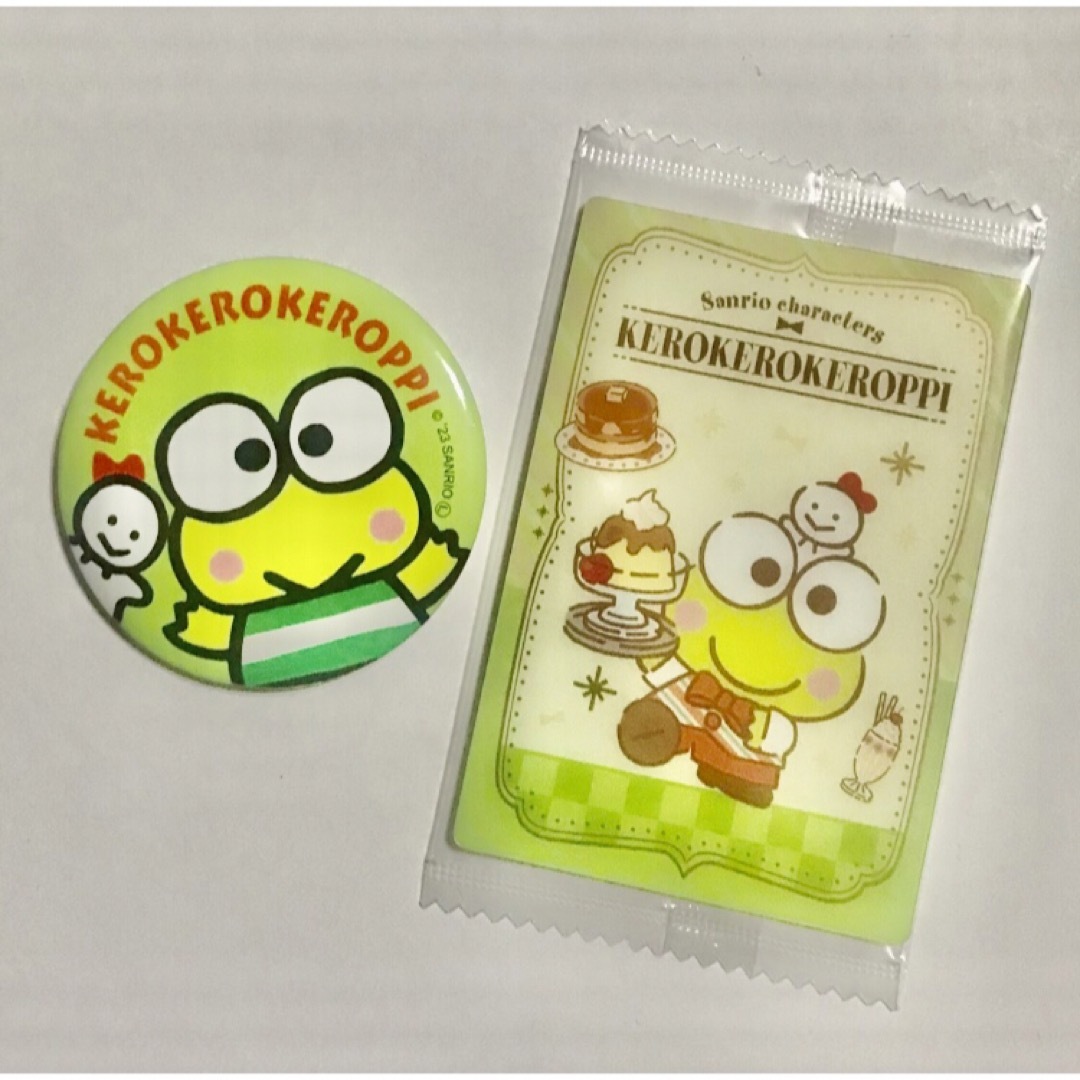 サンリオ - サンリオ💚けろけろけろっぴ💚缶バッジ&カード💚2点 サンリオ - サンリオ💚けろけろけろっぴ💚缶バッジ&カード💚2点