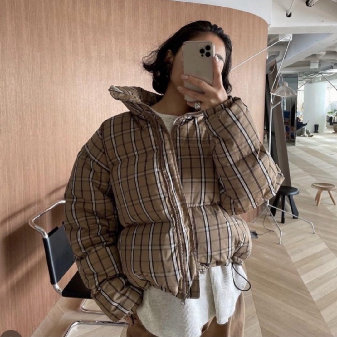 searoomlynnチェックダウン searoomlynnチェックダウン