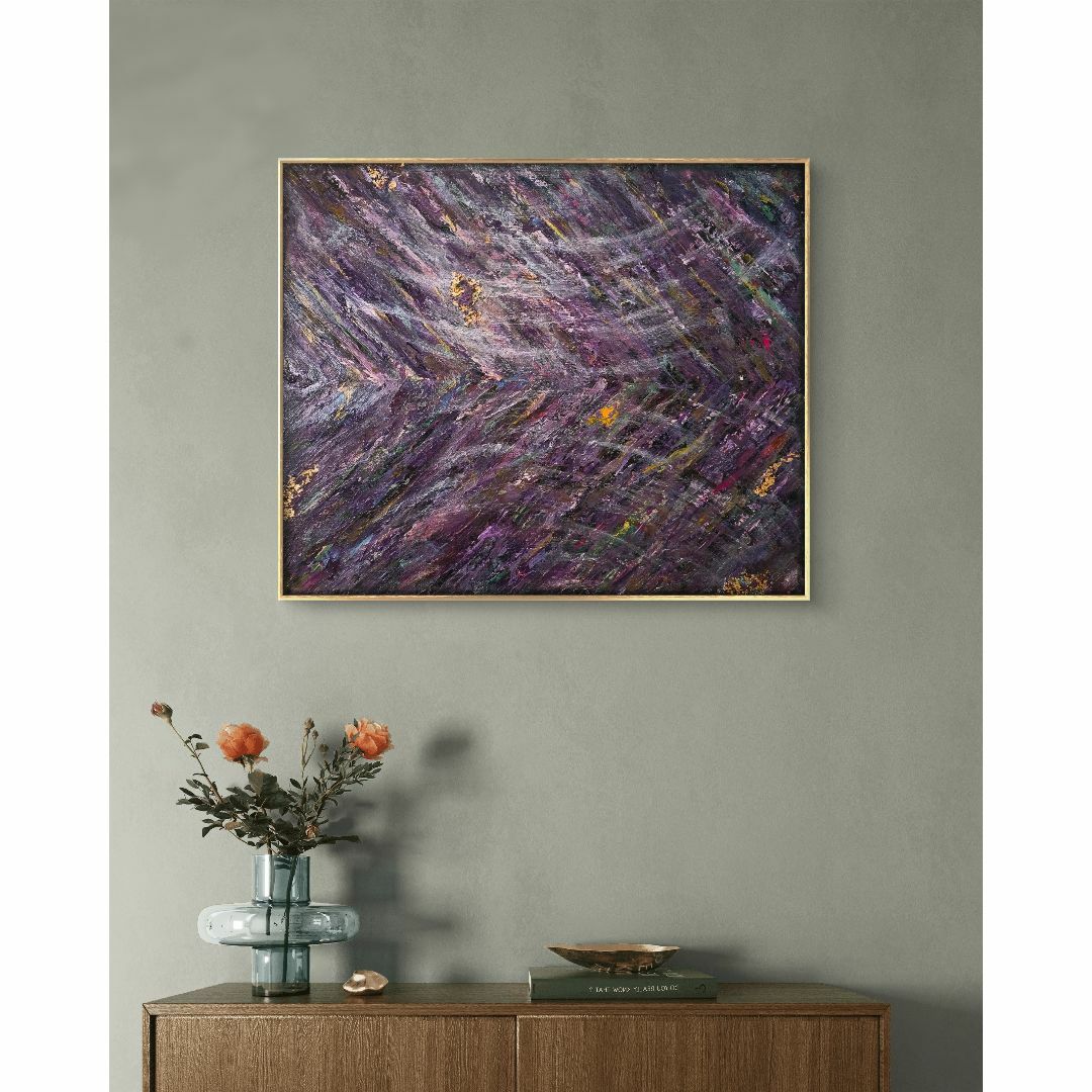 ループNo1.醒 / 抽象画 46×38㎝ F8 インテリア おしゃれ モダン ループNo1.醒 / 抽象画 46×38㎝ F8 インテリア おしゃれ モダン