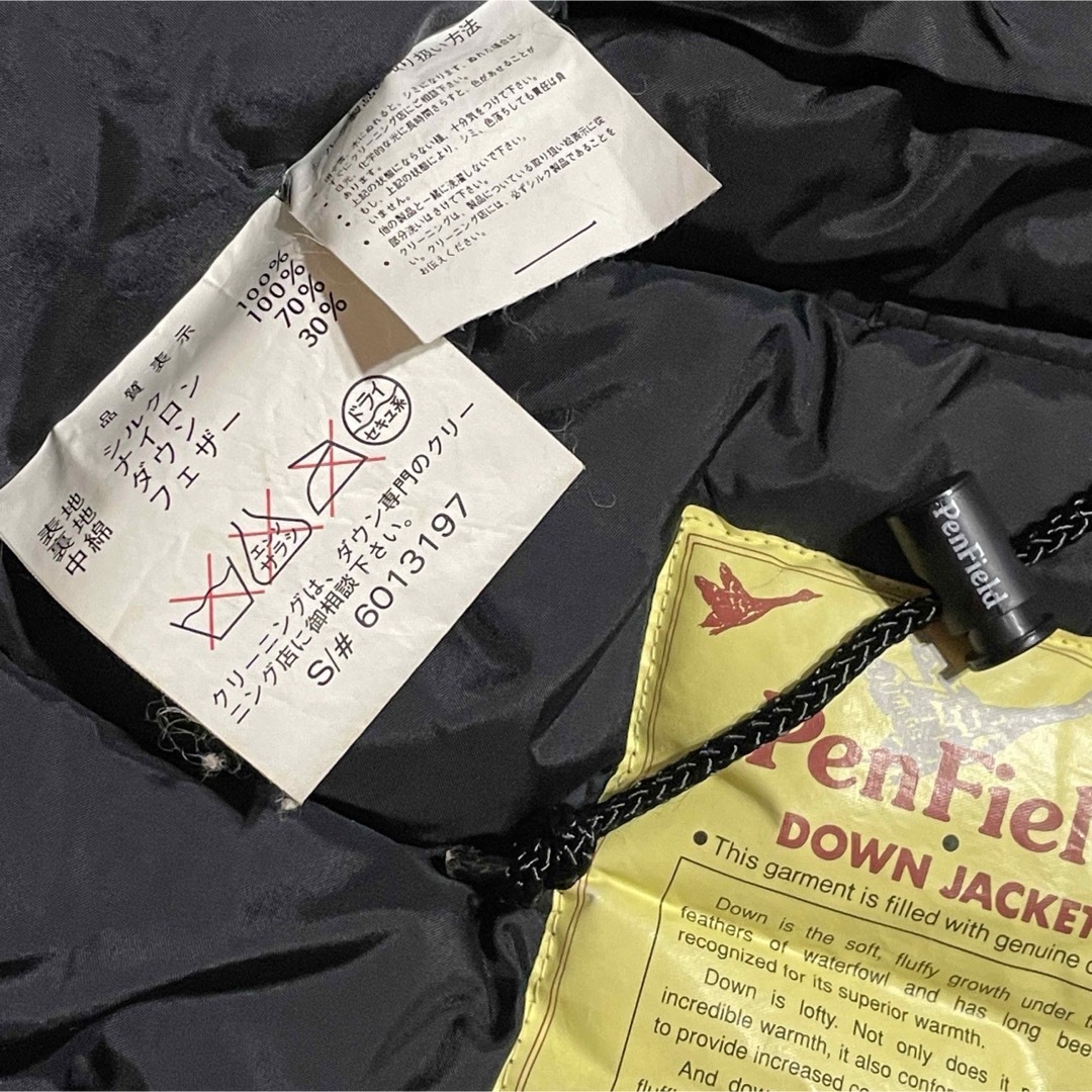 PEN FIELD - penfield 90s シルク ダウンジャケット ペン PEN FIELD - penfield 90s シルク ダウンジャケット ペン