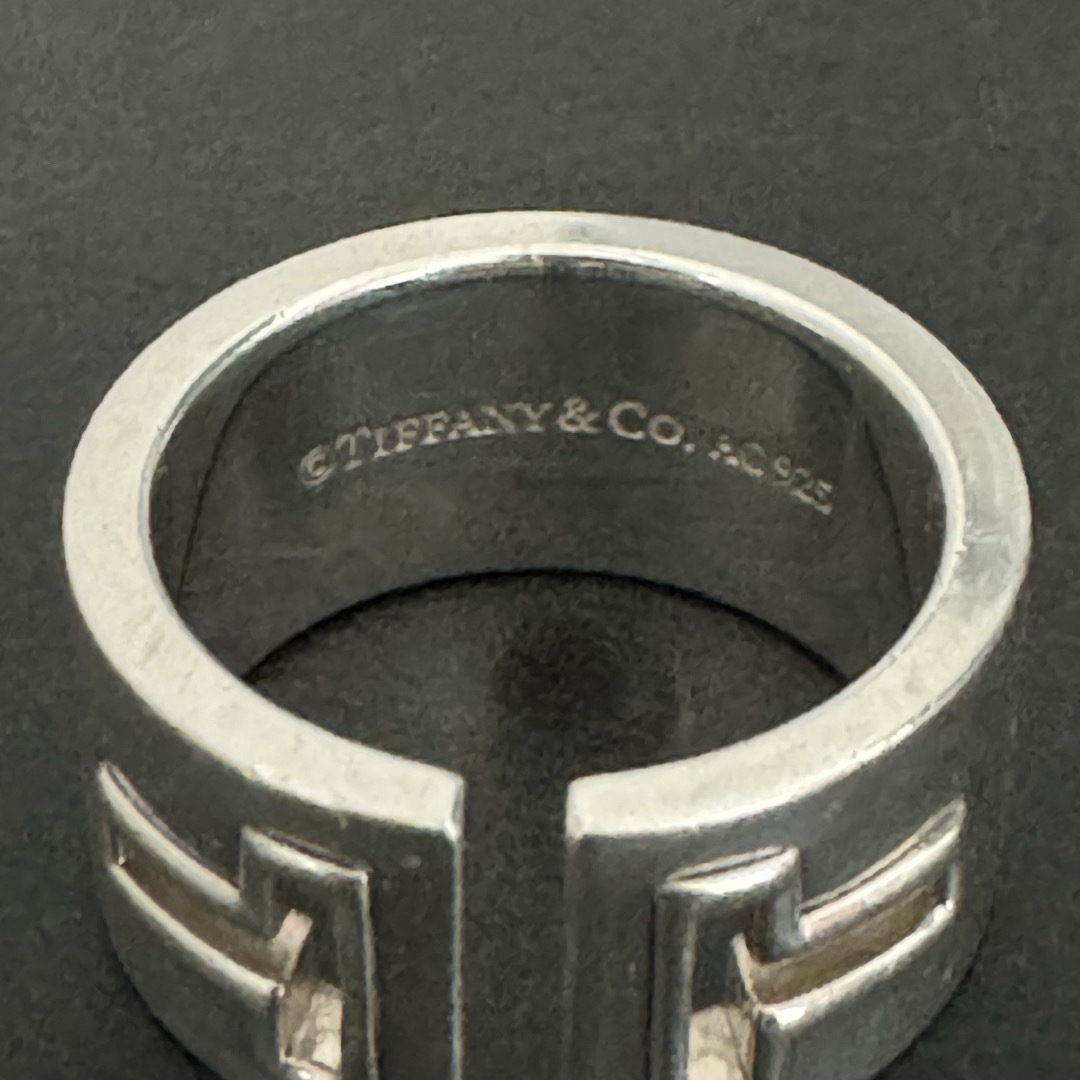 Tiffany Tスクエア カットアウト リング 12号 Tiffany Tスクエア カットアウト リング 12号