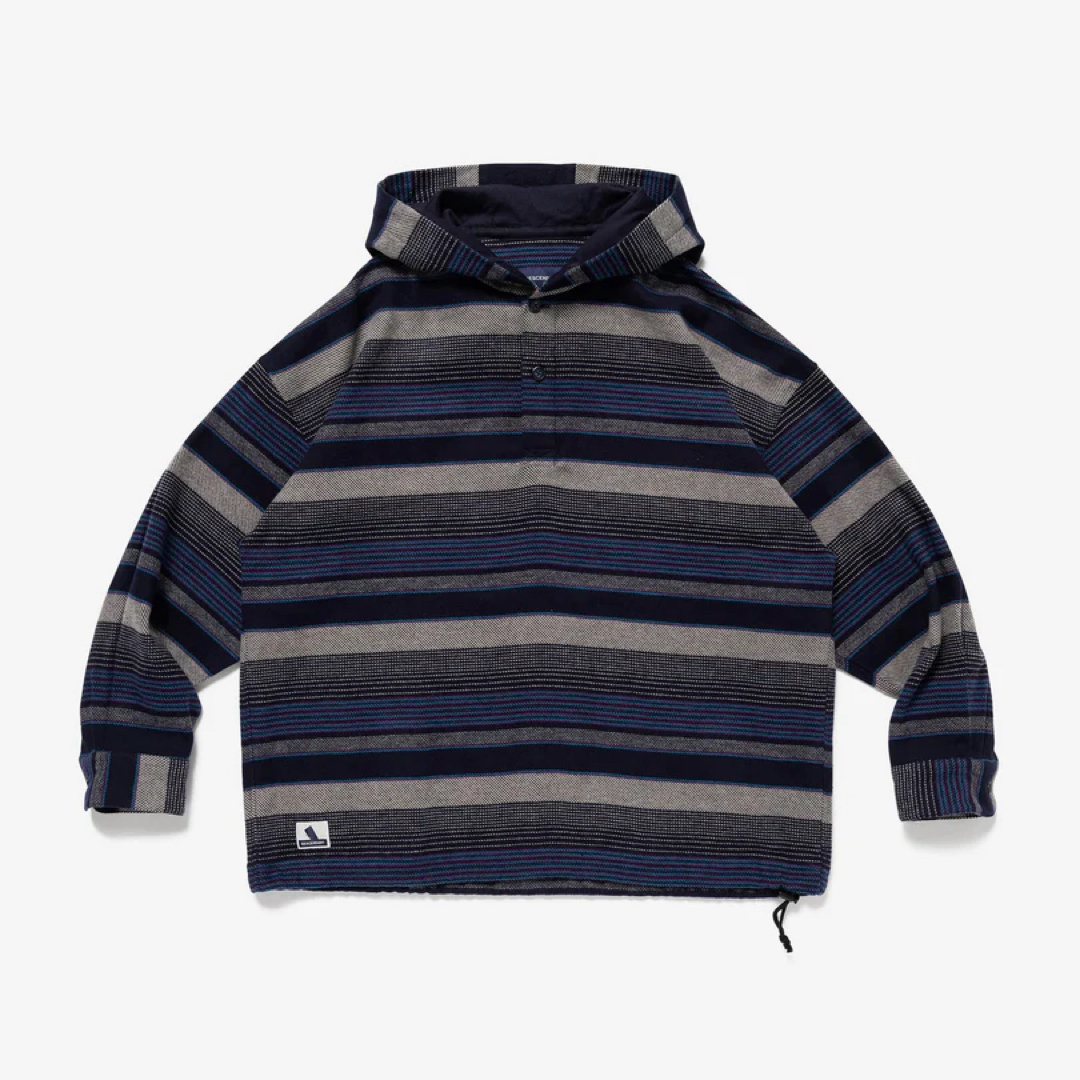 DESCENDANT - DESCENDANT MOLE HOODED STRIPE LS SHIRT の通販 DESCENDANT - DESCENDANT MOLE HOODED STRIPE LS SHIRT の通販