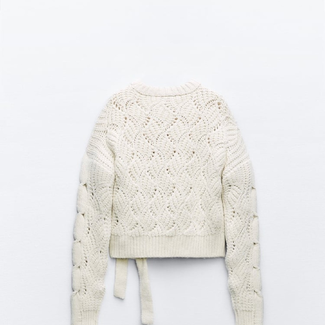 ZARA - ZARA ケーブルニットセーター タイの通販 by はる's shop ZARA - ZARA ケーブルニットセーター タイの通販 by はる's shop