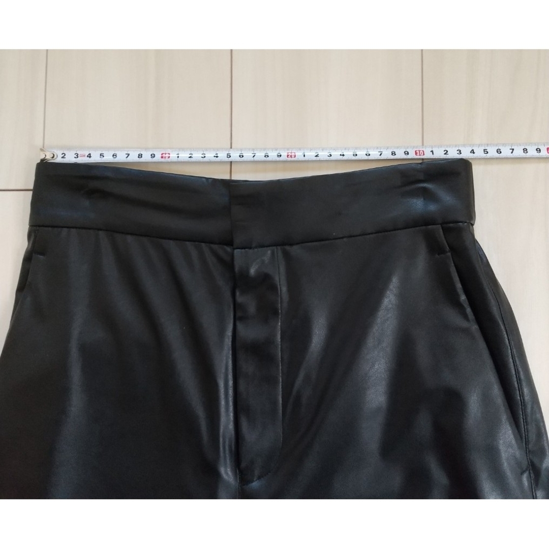 169)VERMEIL par iena フェイクレザーディティールパンツの通販 169)VERMEIL par iena フェイクレザーディティールパンツの通販
