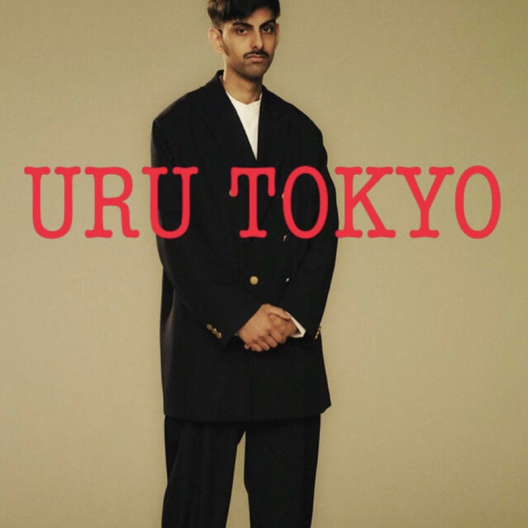 URU - URU TOKYO ダブルブレステッドジャケットの通販 by Y'shop URU - URU TOKYO ダブルブレステッドジャケットの通販 by Y'shop