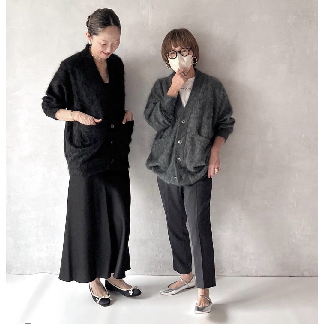 東洋紡糸 hiro&megu カシミヤファーカーディガンの通販 by さっ 東洋紡糸 hiro&megu カシミヤファーカーディガンの通販 by さっ
