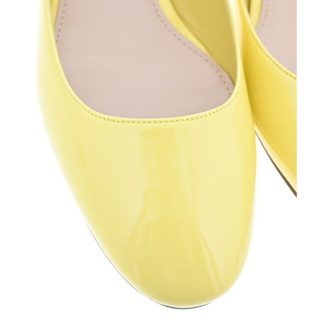 Miu Miu ミュウミュウ パンプス 38(24.5cm位) 黄 【古着】 Miu Miu ミュウミュウ パンプス 38(24.5cm位) 黄 【古着】