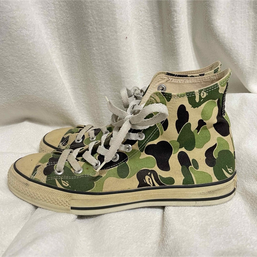 A BATHING APE - A BATHING APE converse ハイカット 日本製 us9 A BATHING APE - A BATHING APE converse ハイカット 日本製 us9