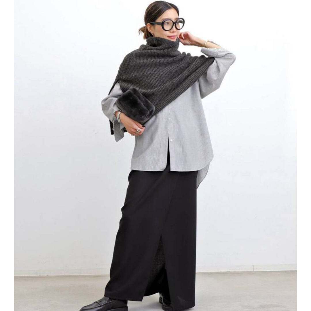 GOOD GRIEF!】 Ribbed Knit Snood GOOD GRIEF!】 Ribbed Knit Snood