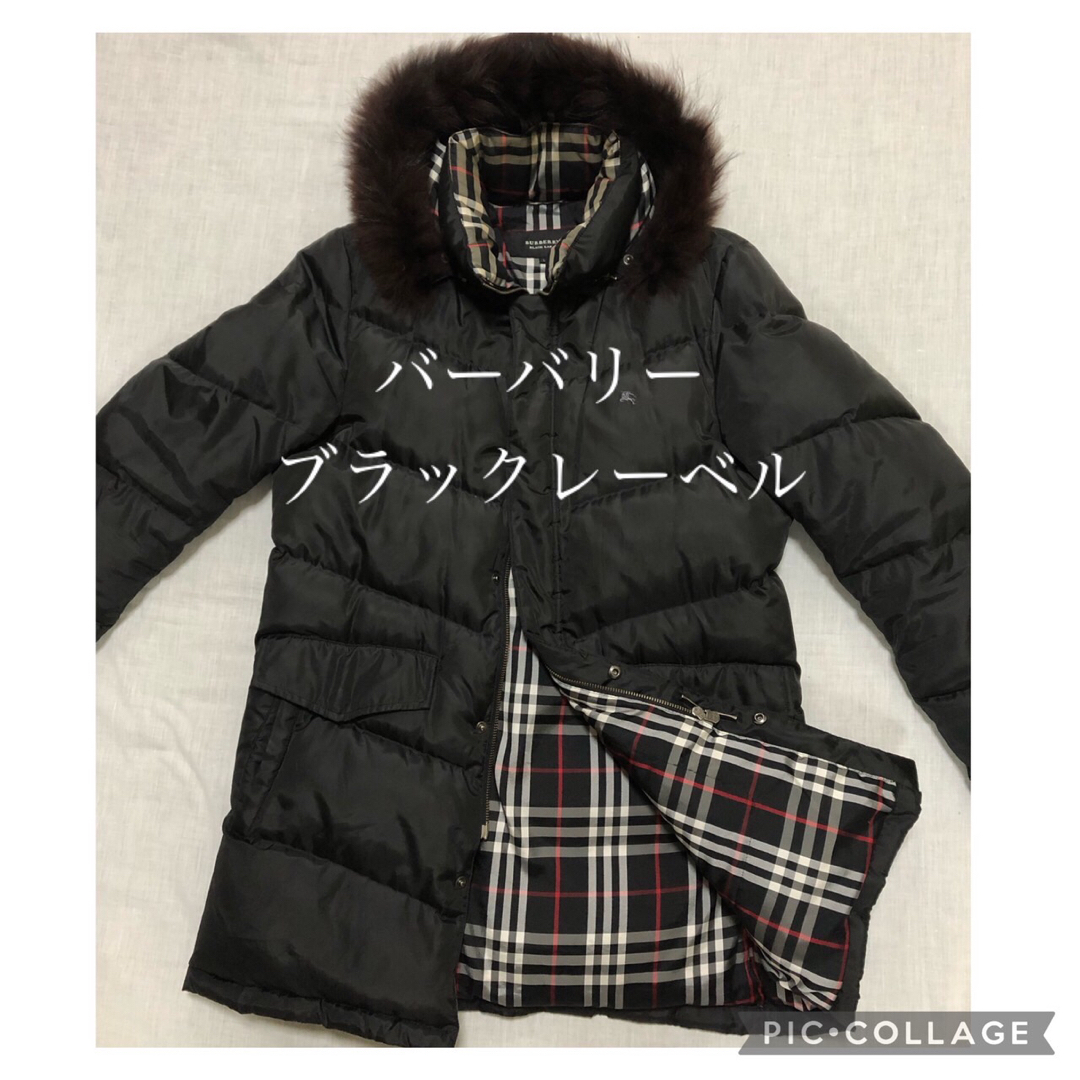 バーバリーブラックレーベル ダウンコート Lサイズ 三陽商会 バーバリーブラックレーベル ダウンコート Lサイズ 三陽商会