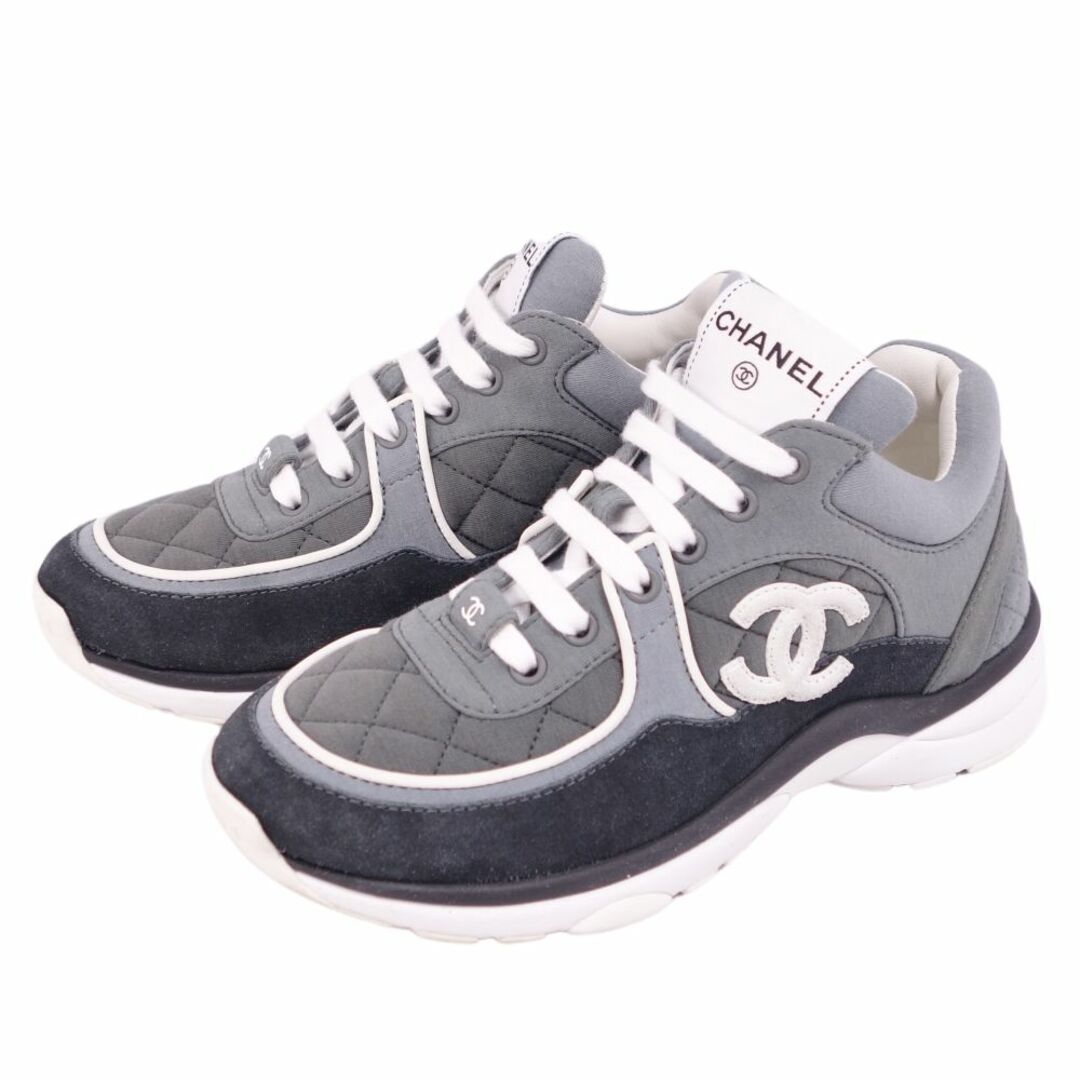 CHANEL - 美品 シャネル CHANEL スニーカー 23SS G40184 CHANEL - 美品 シャネル CHANEL スニーカー 23SS G40184