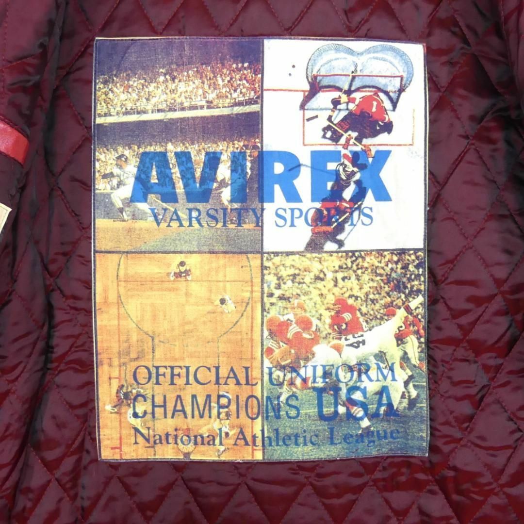 AVIREX - AVIREX アヴィレックス スタジャン 古着 レザー 本革 M AVIREX - AVIREX アヴィレックス スタジャン 古着 レザー 本革 M