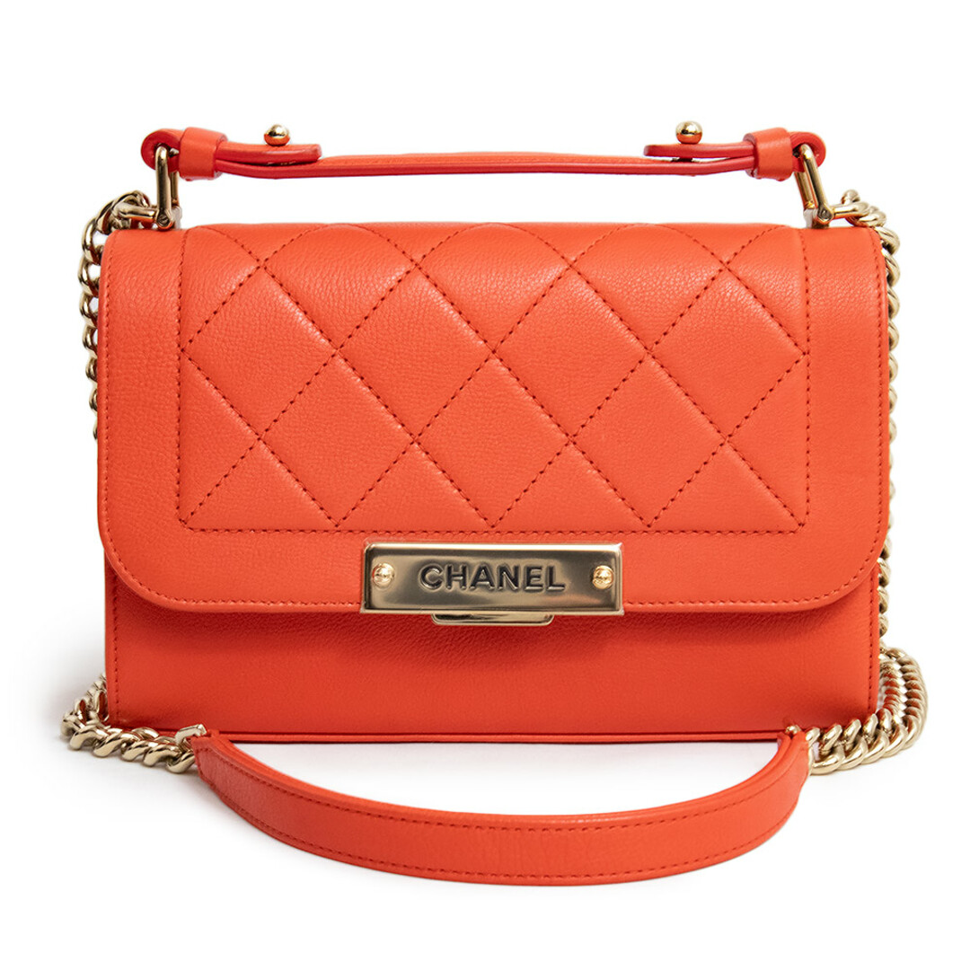 CHANEL - シャネル マトラッセ ラベルクリック シングルフラップ CHANEL - シャネル マトラッセ ラベルクリック シングルフラップ