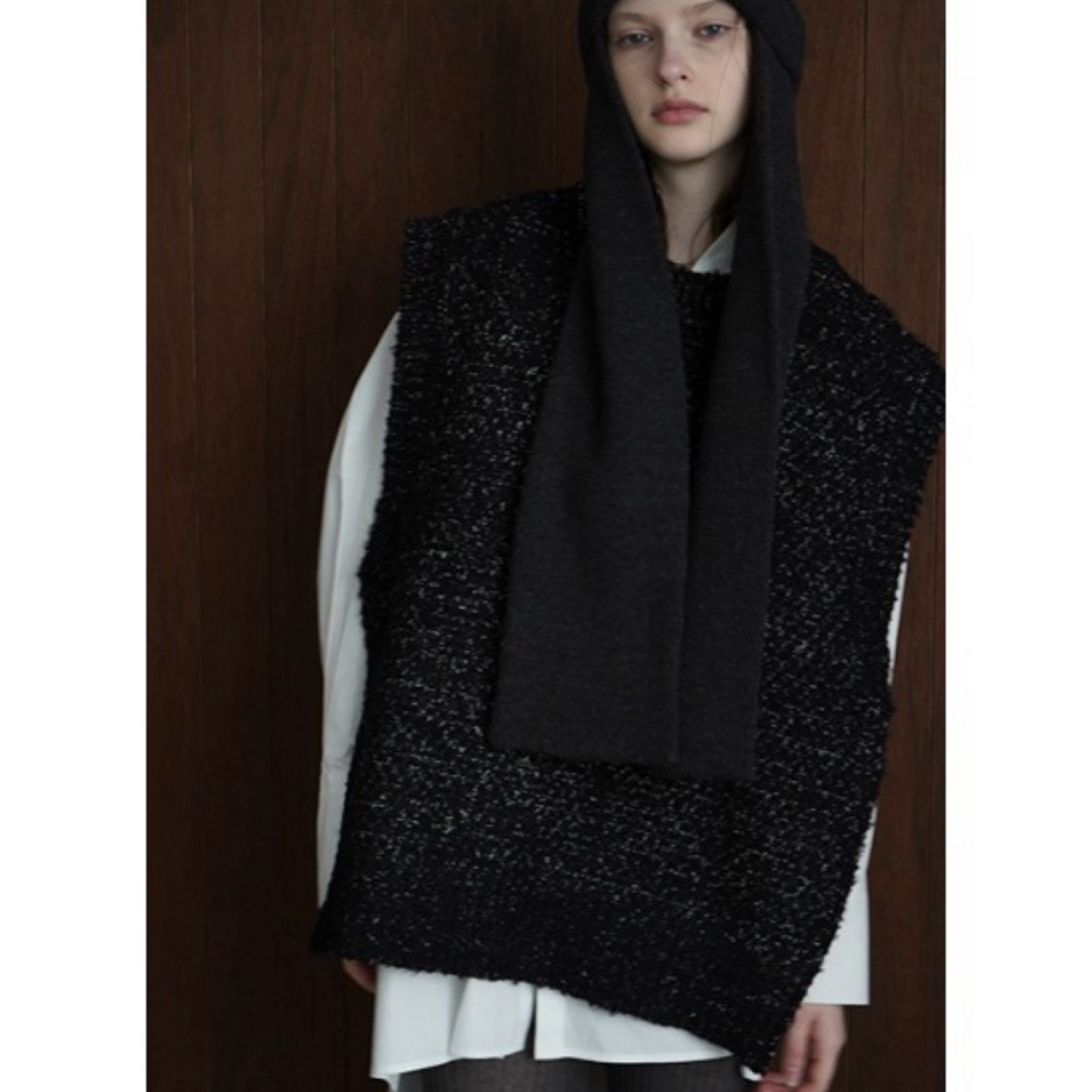 今期CLANE/クラネ/SIDE ZIP TWEED KNIT VEST 今期CLANE/クラネ/SIDE ZIP TWEED KNIT VEST