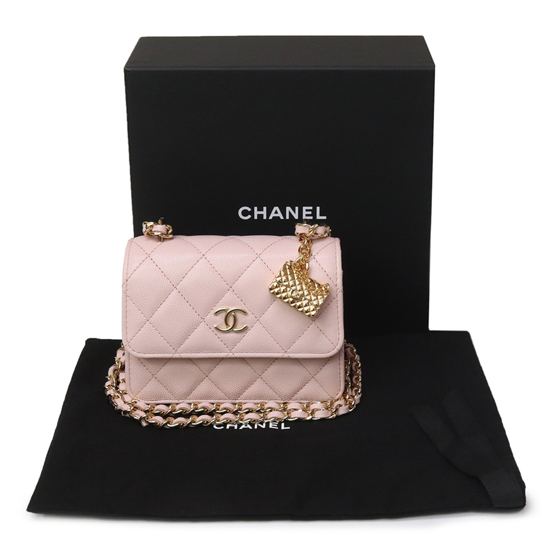CHANEL - シャネル マトラッセ ミニ Wチェーン 2WAY ショルダー CHANEL - シャネル マトラッセ ミニ Wチェーン 2WAY ショルダー