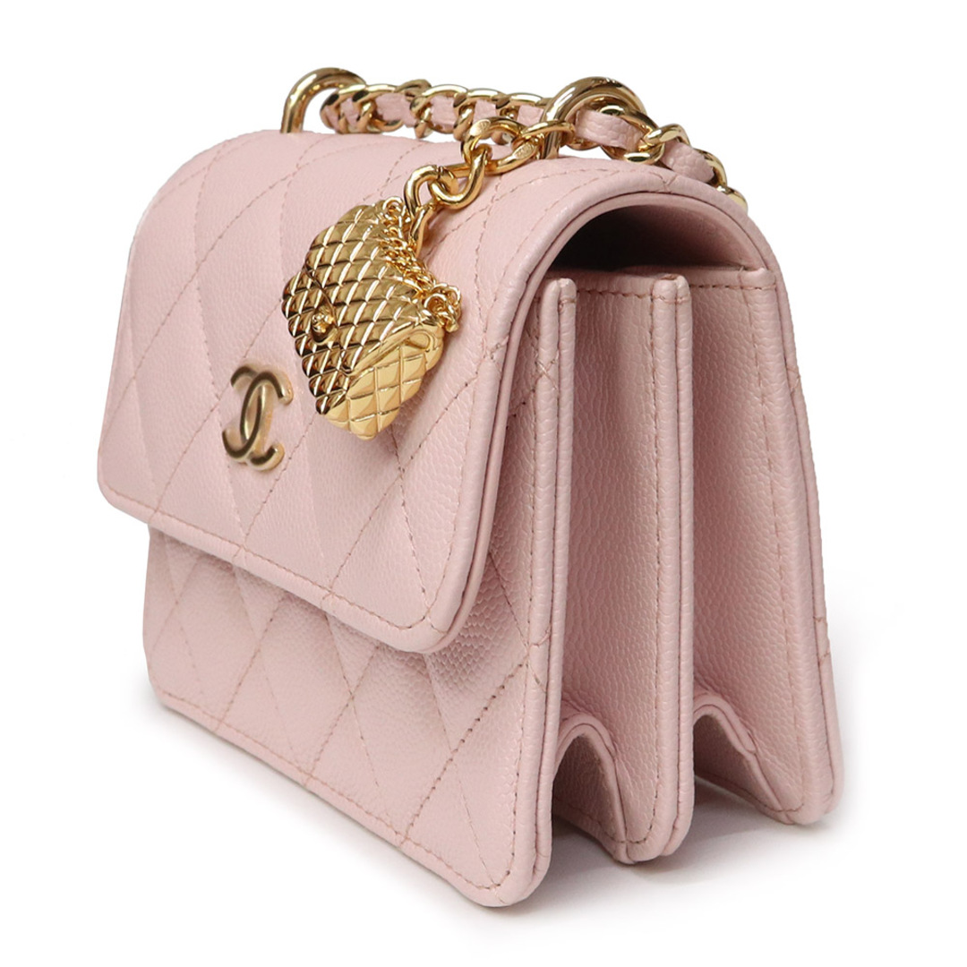 CHANEL - シャネル マトラッセ ミニ Wチェーン 2WAY ショルダー CHANEL - シャネル マトラッセ ミニ Wチェーン 2WAY ショルダー
