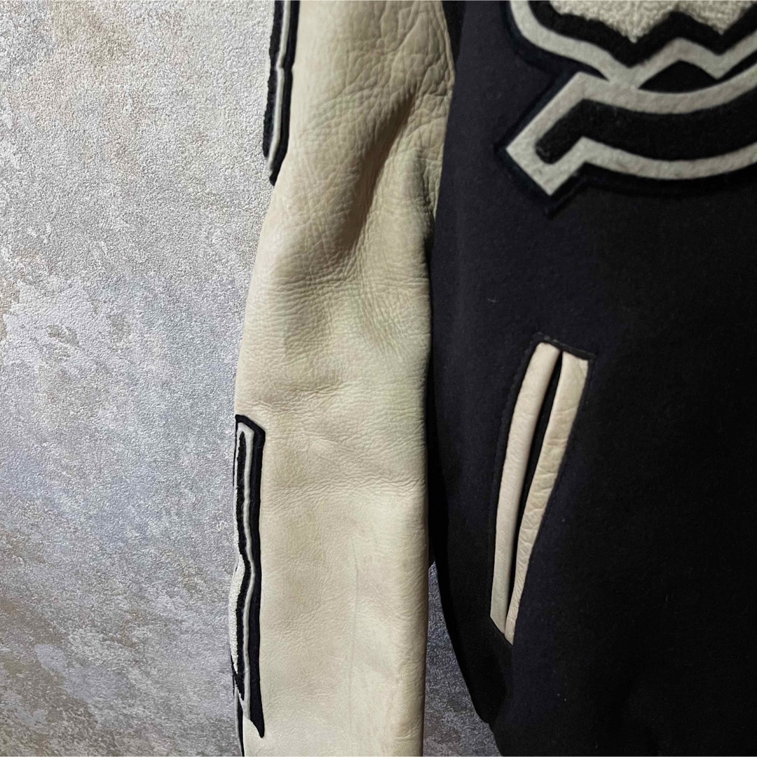 W)taps - WTAPS × Golden Bear 初期 スタジャン 袖レザー W)taps - WTAPS × Golden Bear 初期 スタジャン 袖レザー