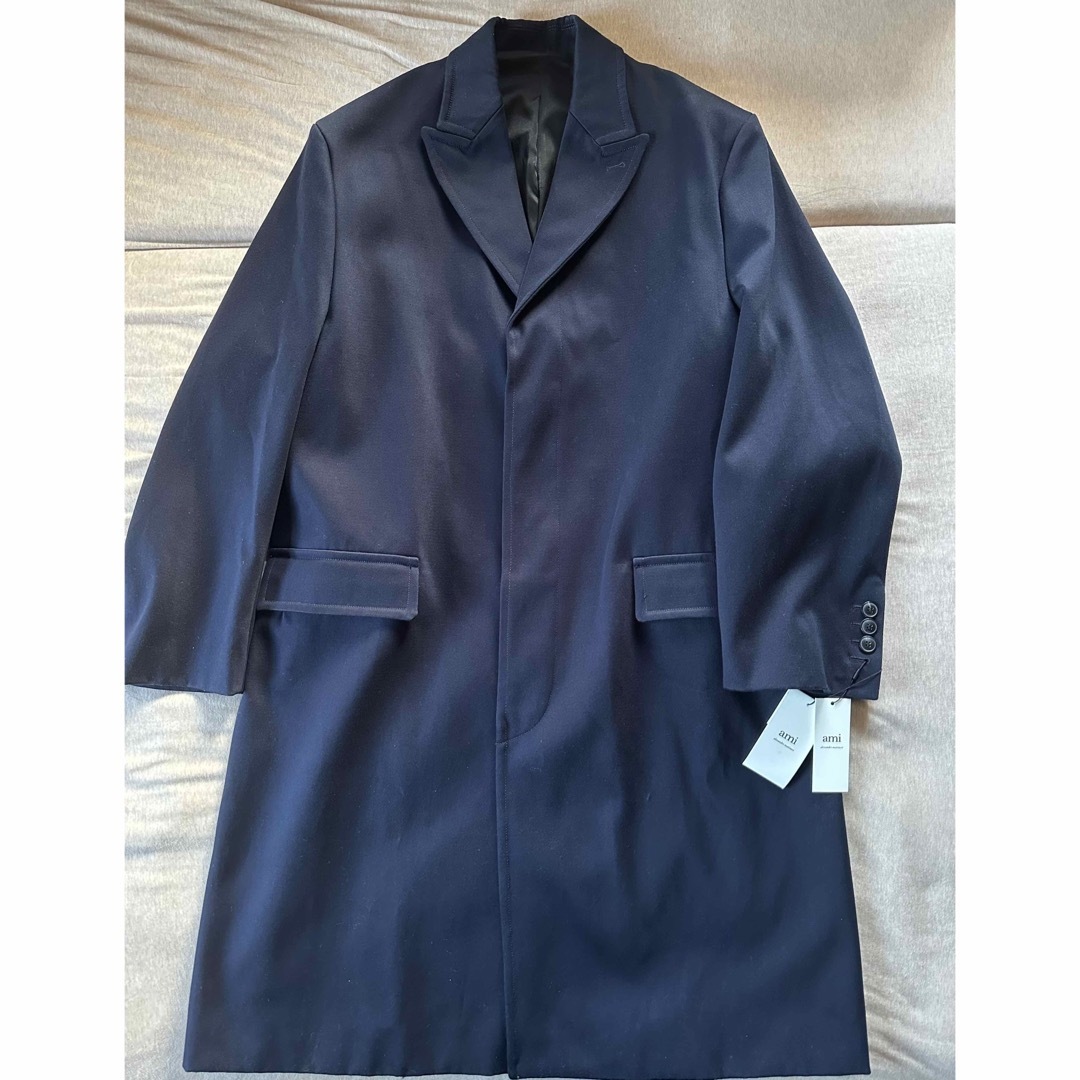 ami - 濃紺50新品 AMI Paris アミ オーバーサイズ コットン ami - 濃紺50新品 AMI Paris アミ オーバーサイズ コットン
