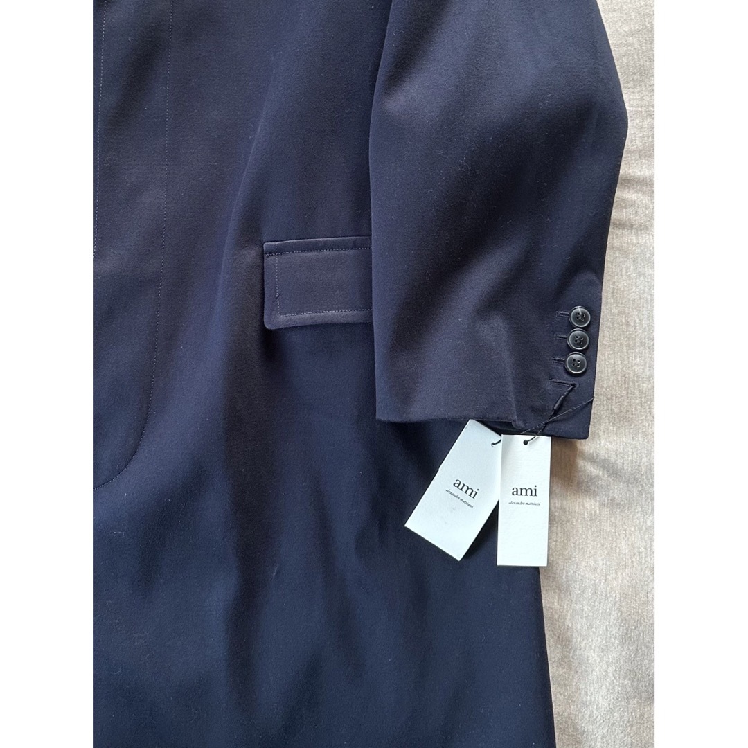 ami - 濃紺50新品 AMI Paris アミ オーバーサイズ コットン ami - 濃紺50新品 AMI Paris アミ オーバーサイズ コットン