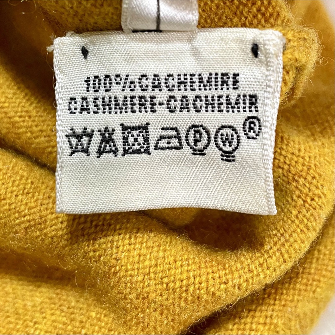 英国製 HERMES エルメス カシミヤ 100% クルーネック ニット 半袖 英国製 HERMES エルメス カシミヤ 100% クルーネック ニット 半袖