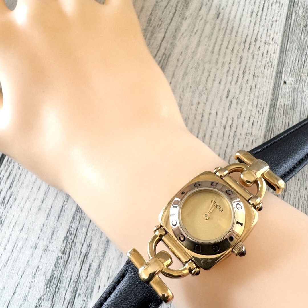 GUCCI - 【電池交換済】グッチ GUCCI 腕時計 6300L ゴールド GUCCI - 【電池交換済】グッチ GUCCI 腕時計 6300L ゴールド