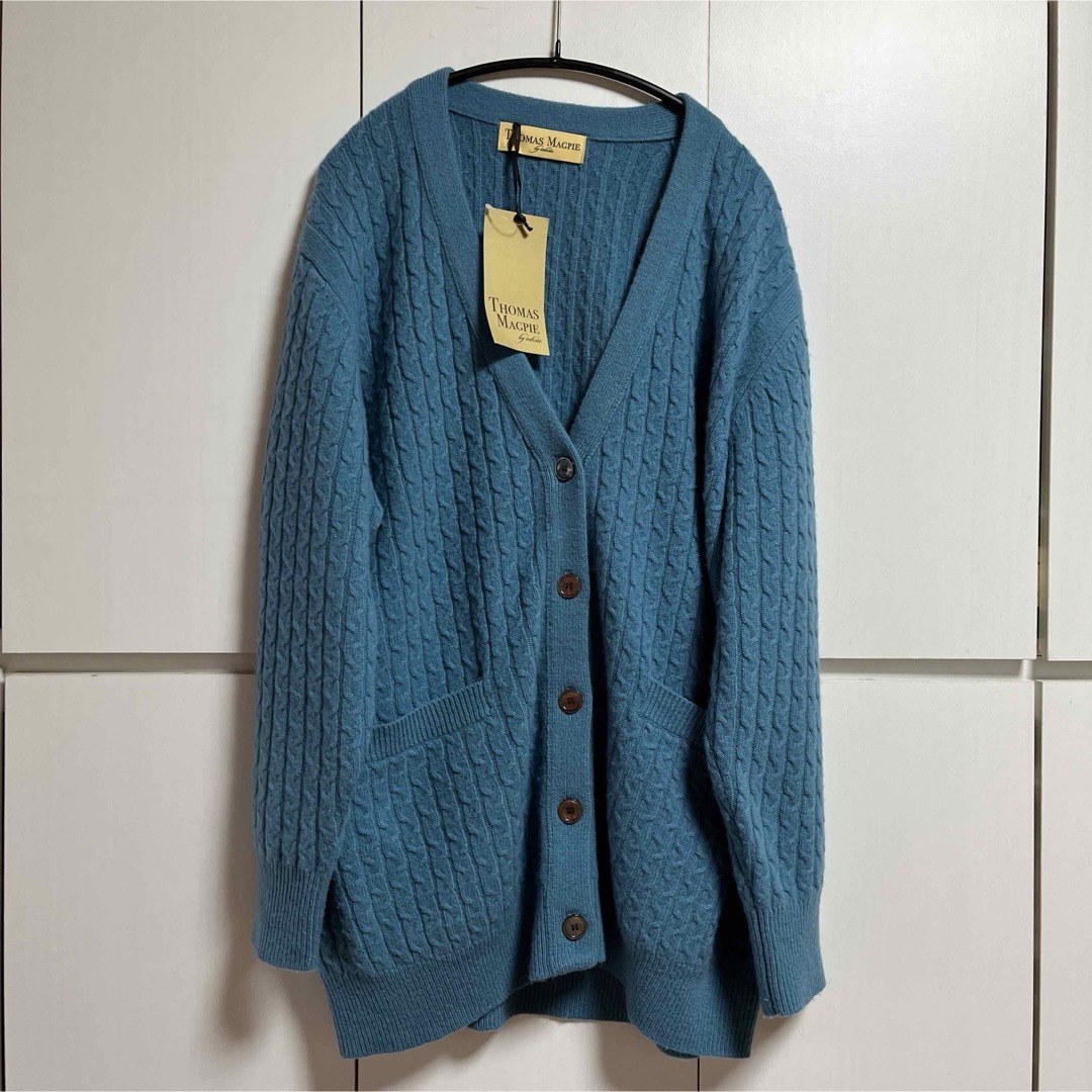 Thomas magpie トーマスマグパイミニケーブルニットカーディガン Thomas magpie トーマスマグパイミニケーブルニットカーディガン