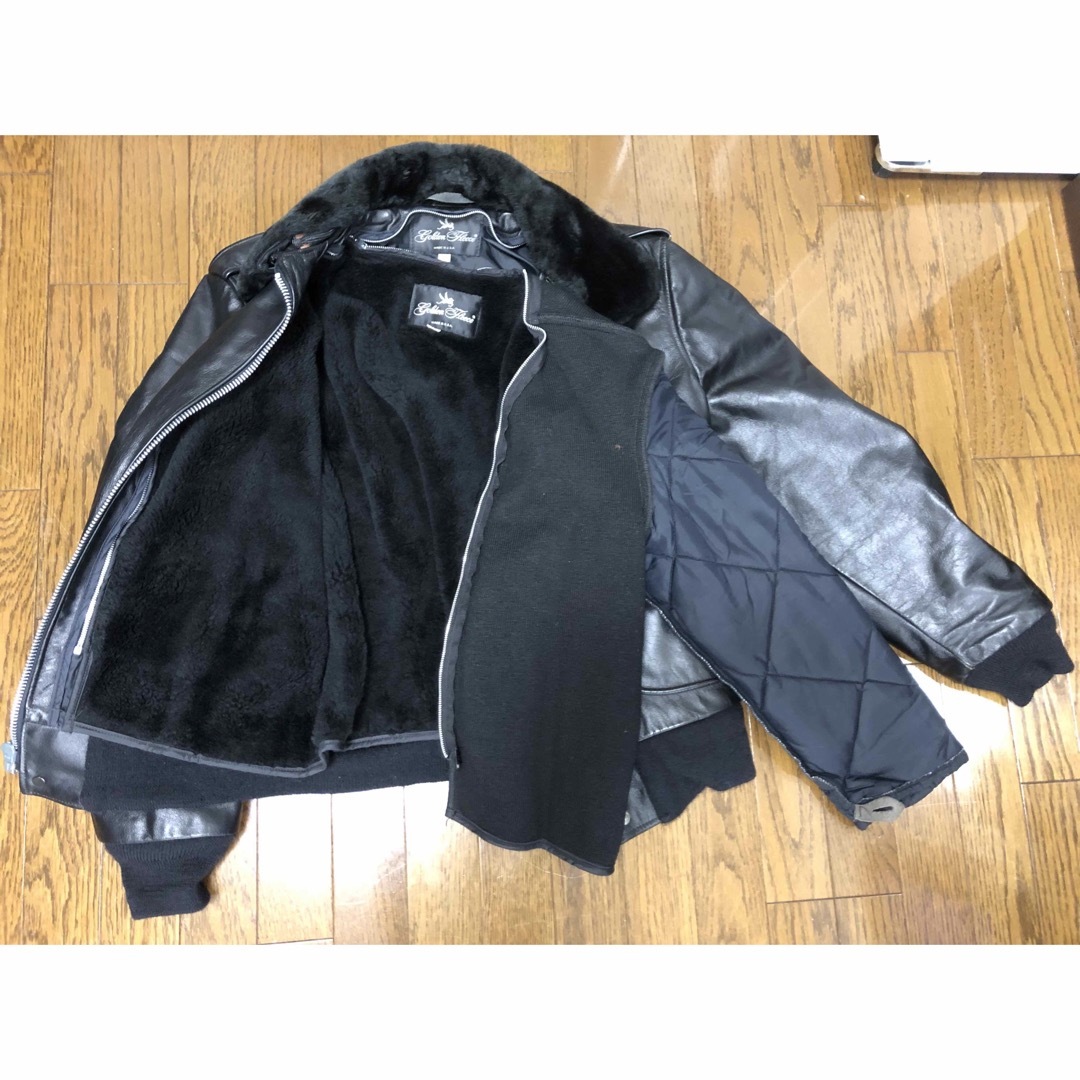 70s ゴールデンフリース G-1レザー極美品 サイズ40の通販 by 70s ゴールデンフリース G-1レザー極美品 サイズ40の通販 by