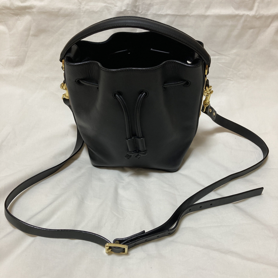 SOPHIE HULME ソフィーヒュルム レザー 巾着バッグ SOPHIE HULME ソフィーヒュルム レザー 巾着バッグ