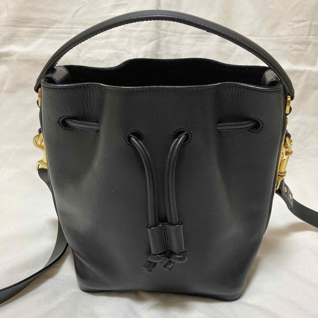 SOPHIE HULME ソフィーヒュルム レザー 巾着バッグ SOPHIE HULME ソフィーヒュルム レザー 巾着バッグ