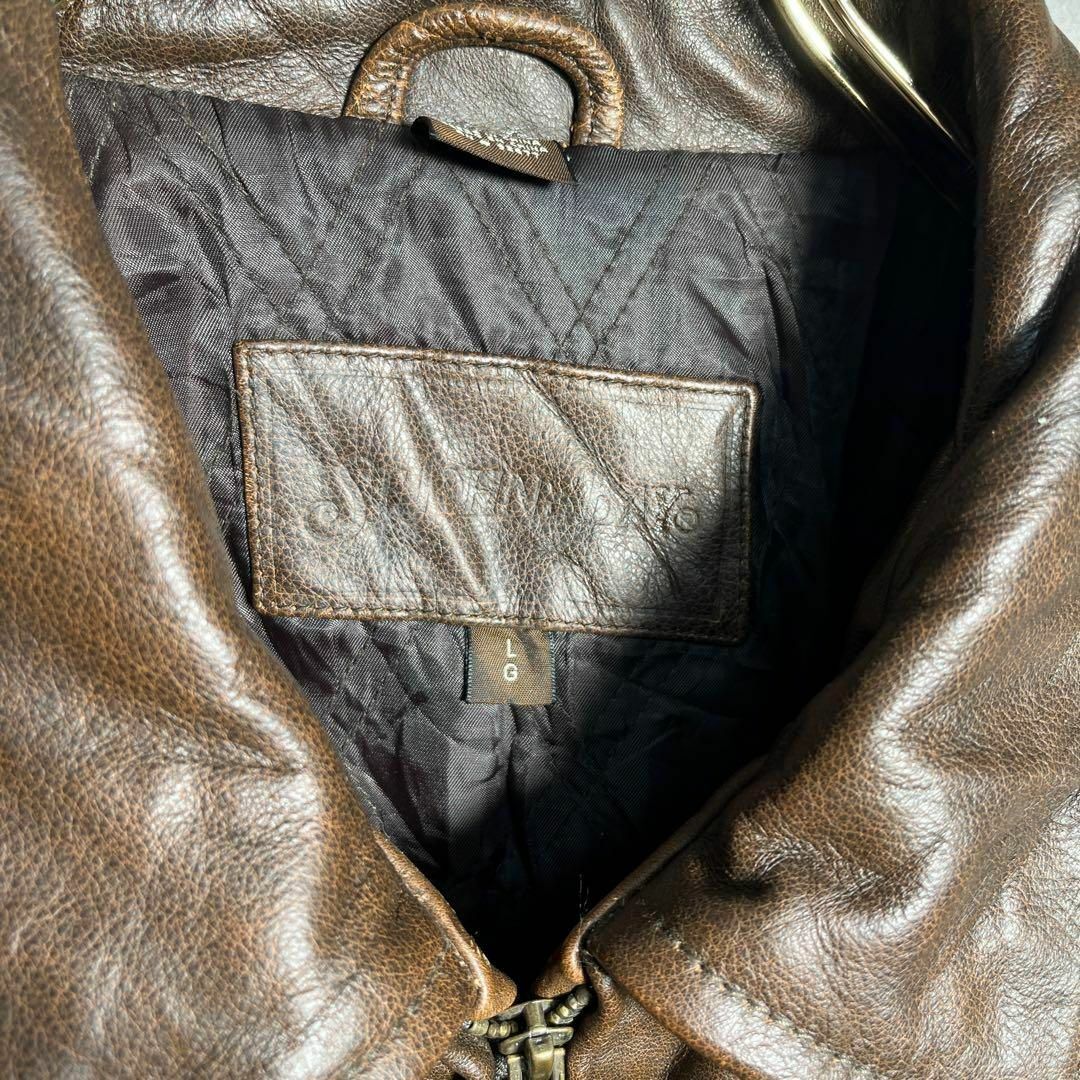 VINTAGE - St.John'sBay 古着 本革 レザージャケット ビンテージ VINTAGE - St.John'sBay 古着 本革 レザージャケット ビンテージ