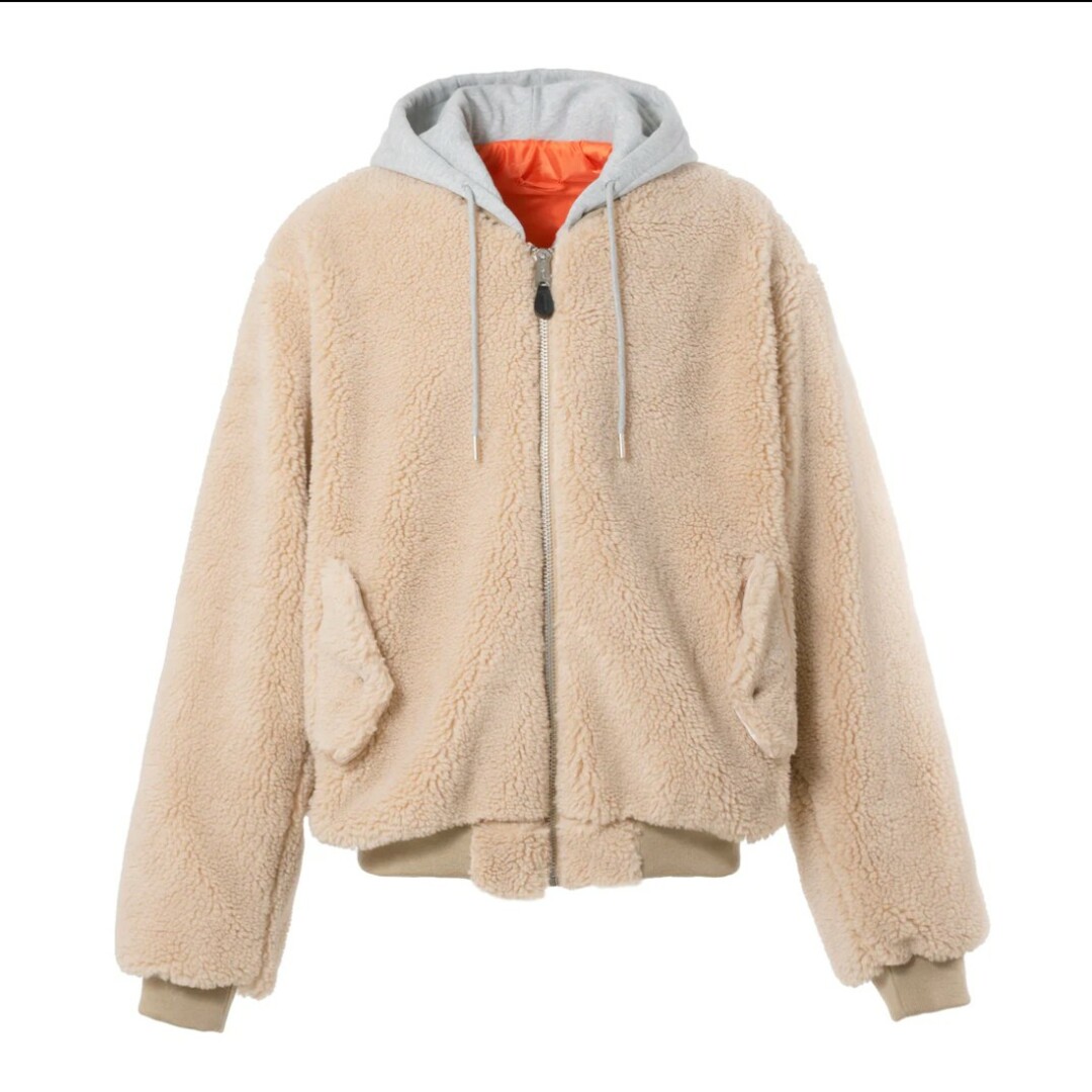 FOSTEX GARMENTS×NUBIANボアフリースMA-1 XXL FOSTEX GARMENTS×NUBIANボアフリースMA-1 XXL