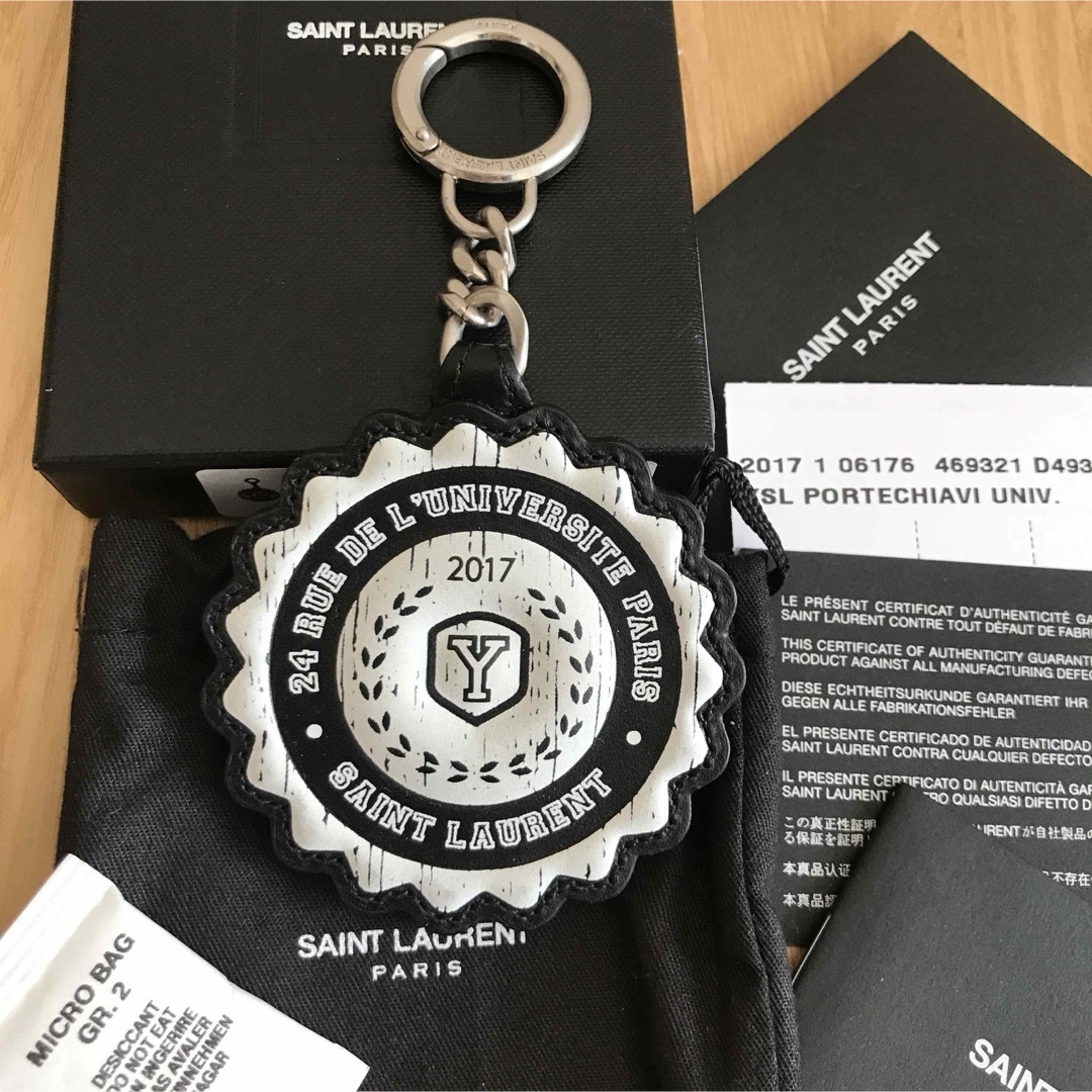 SAINT LAURENT - サンローラン キーホルダー キーリング バッグ SAINT LAURENT - サンローラン キーホルダー キーリング バッグ