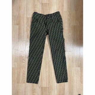 FENDI - 希少 美品 FENDI 90's vintage ズッカ柄 パンツ メンズ FENDI - 希少 美品 FENDI 90's vintage ズッカ柄 パンツ メンズ