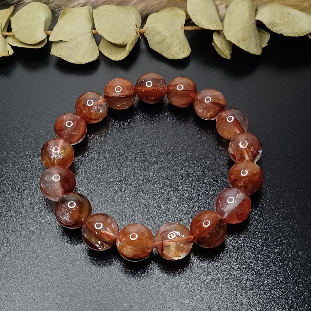 ⭐︎【高級】フラワー パープルルチル スーパーセブン 丸玉 10.8mm ⭐︎【高級】フラワー パープルルチル スーパーセブン 丸玉 10.8mm