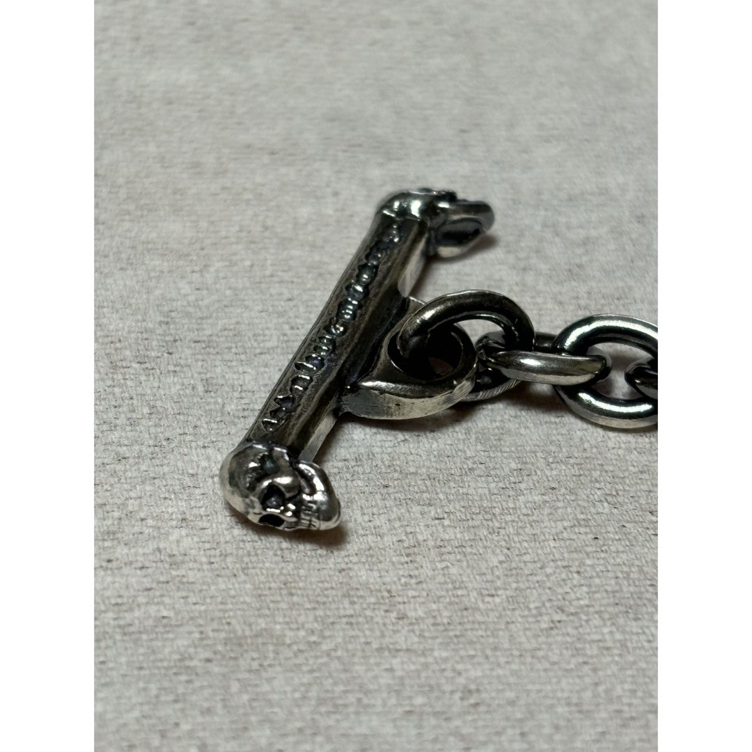 極美品 Gaboratory 6チェーン クォータースカルTバー ネックレス 極美品 Gaboratory 6チェーン クォータースカルTバー ネックレス